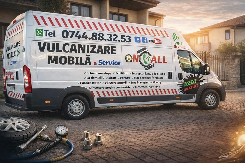 Vulcanizare mobila 365 Bucuresti Sector 1 2 3 4 5 6
